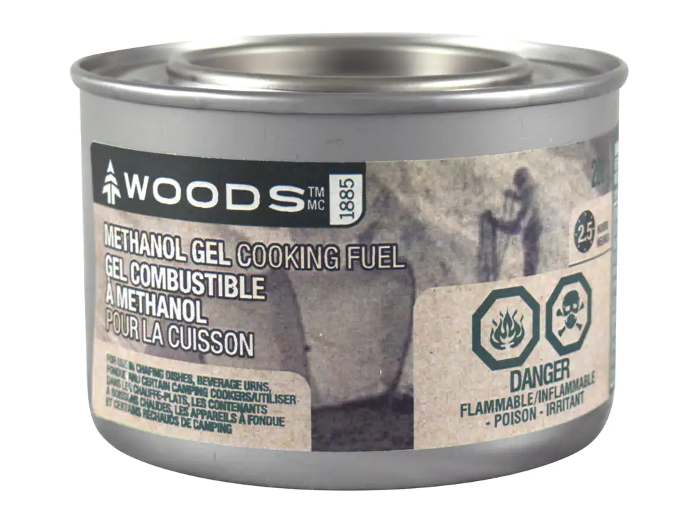 Woods 2.5 Hour Methanol Gel Cooking Fuel - 2 pack, 200g – Davy Lake ...